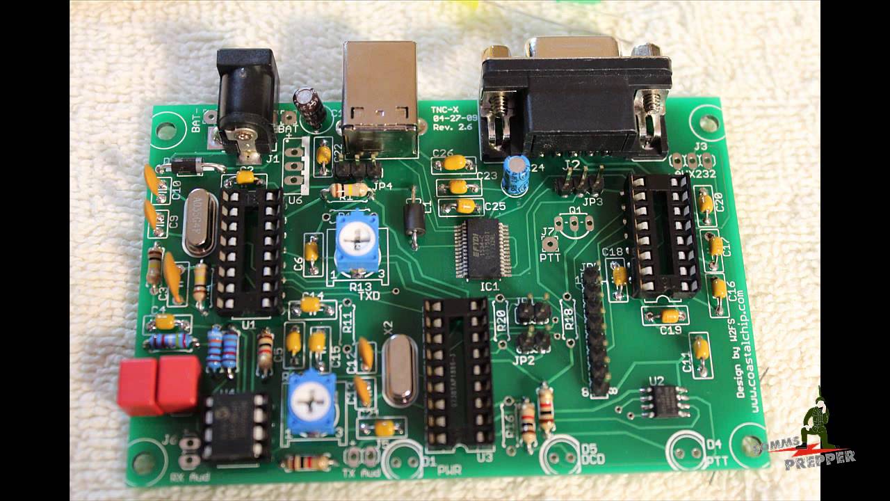 Coastal Chipworks TNC-X Packet Modem Kit - YouTube