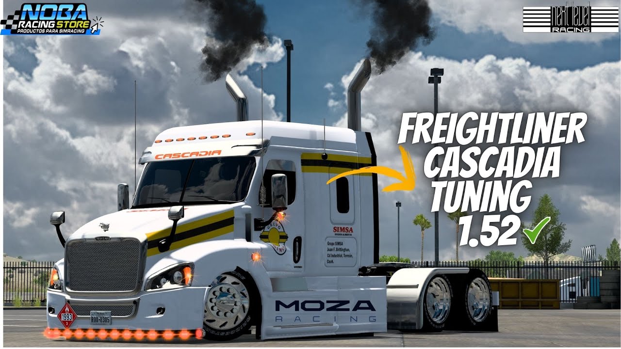 ATS MOD 1.52 CASCADIA TUNING #americantrucksimulator #nextlevelracing # ...