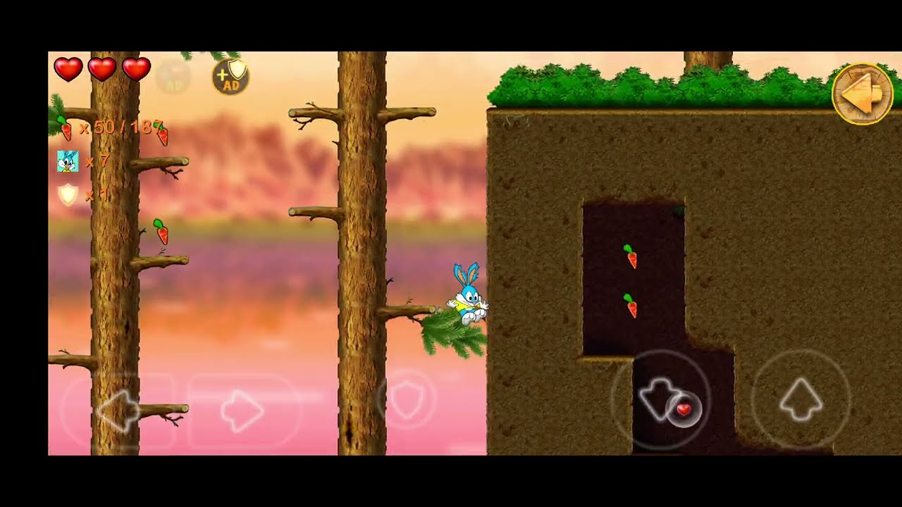 Bunny Jump And Run Tiny Toon walkthrough part 9 - YouTube