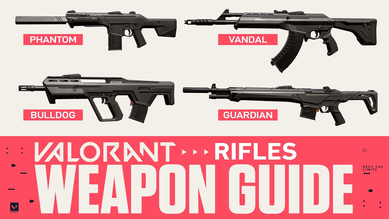 Valorant: Weapon Guide - Rifles - YouTube
