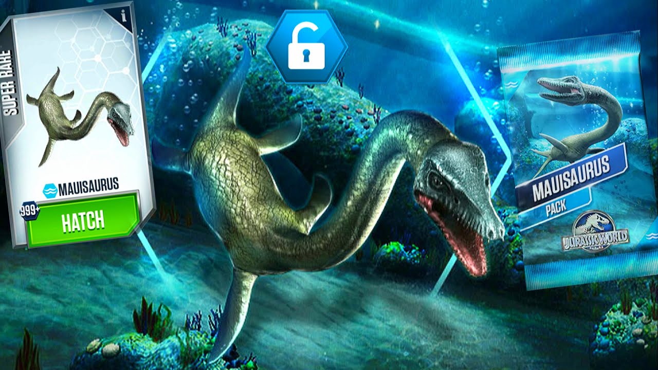 MAUISAURUS PACK UNLOCKED MAUISAURUS 9999 | JURASSIC WORLD THE GAME ...