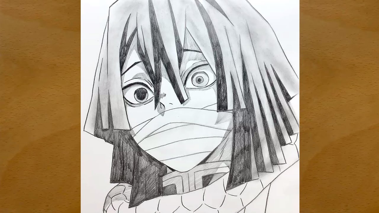 How to draw Obanai Iguro from Demon Slayer | Kimetsu no Yaiba | step by ...