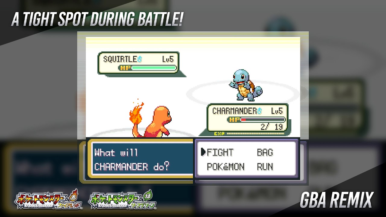 A Tight Spot During Battle (LOW HP): GBA Remix Pokémon Black & White ...