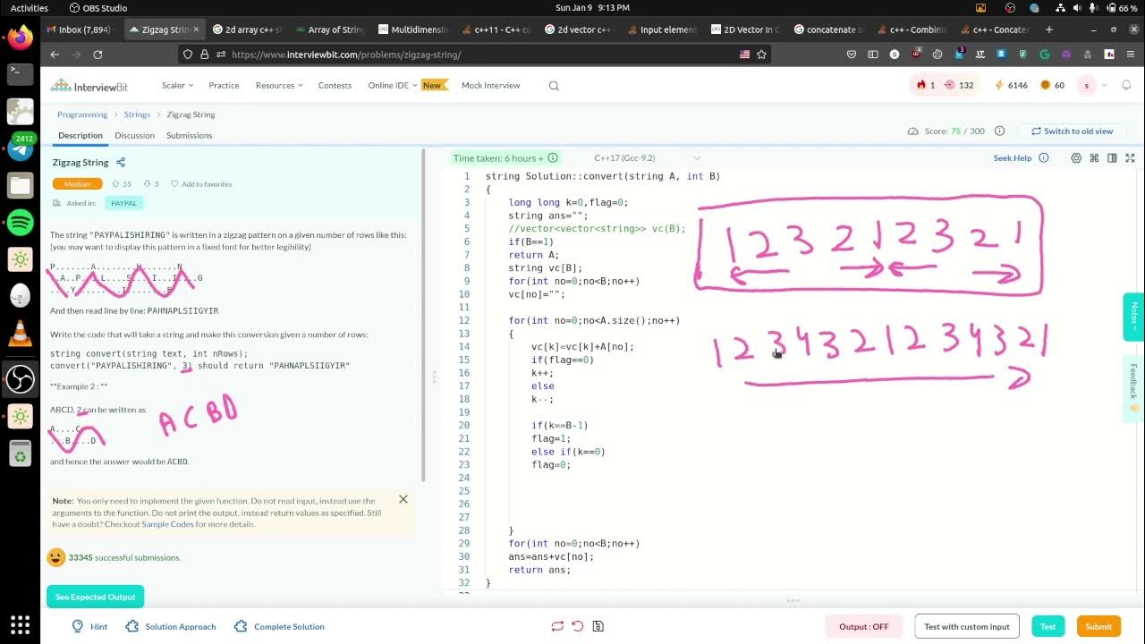 Zigzag String | Interview Bit | LeetCode Question | English - YouTube