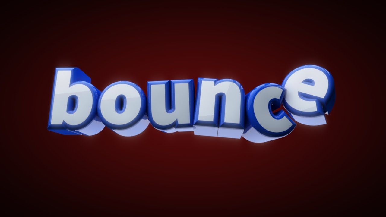 Cinema 4d Tutorial Bouncing Text Part 1 Youtube
