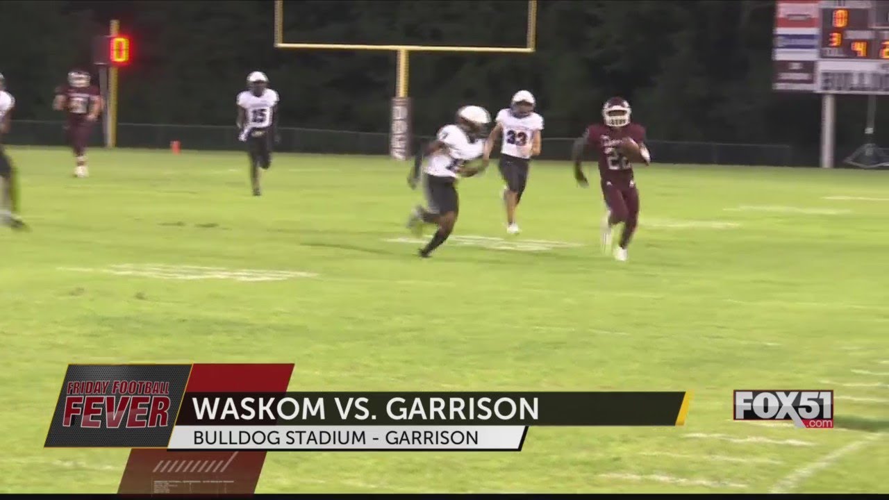 Waskom wins opening night over Garrison for second year in a row - YouTube