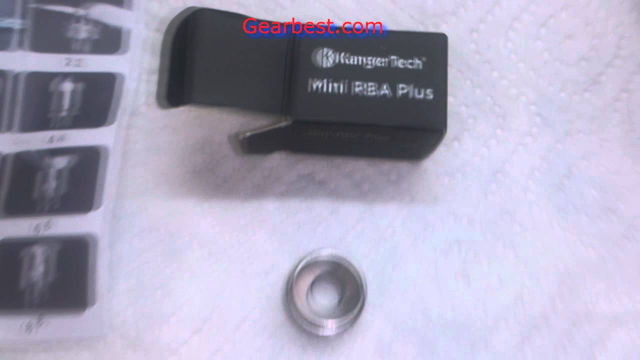Kangertech Mini RBA plus for Subtank Mini from Gearbest.com - YouTube