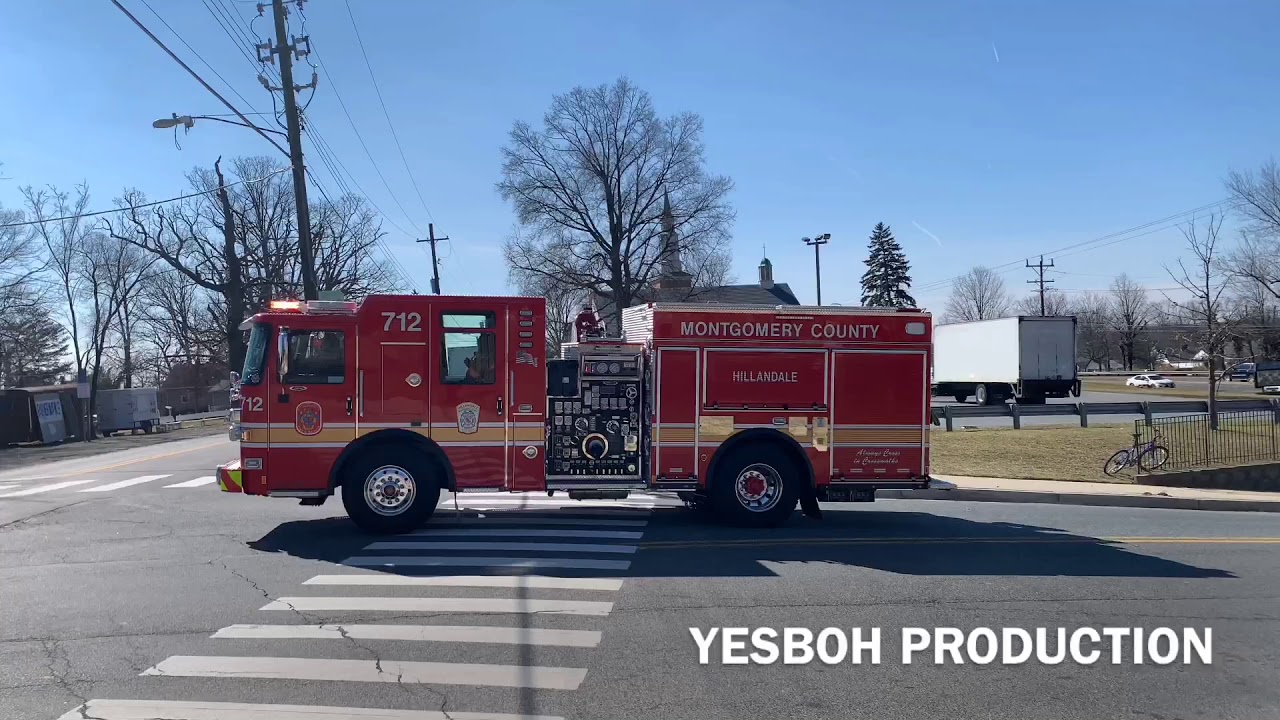 MCFRS New Paramedic Engine 712, Engine 834, Tower 712, Truck 716 ...