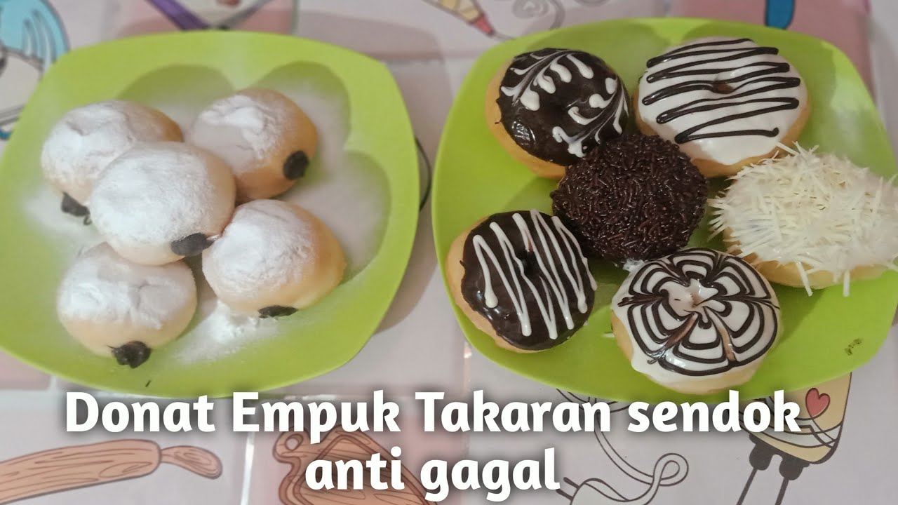 Resep donat anti gagal..gampang dan mudah dibuat - YouTube