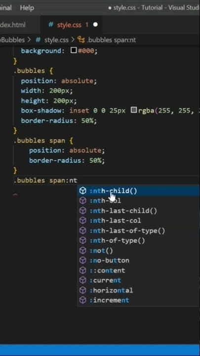 Soap Bubble Animation using HTML and CSS part 3 - YouTube