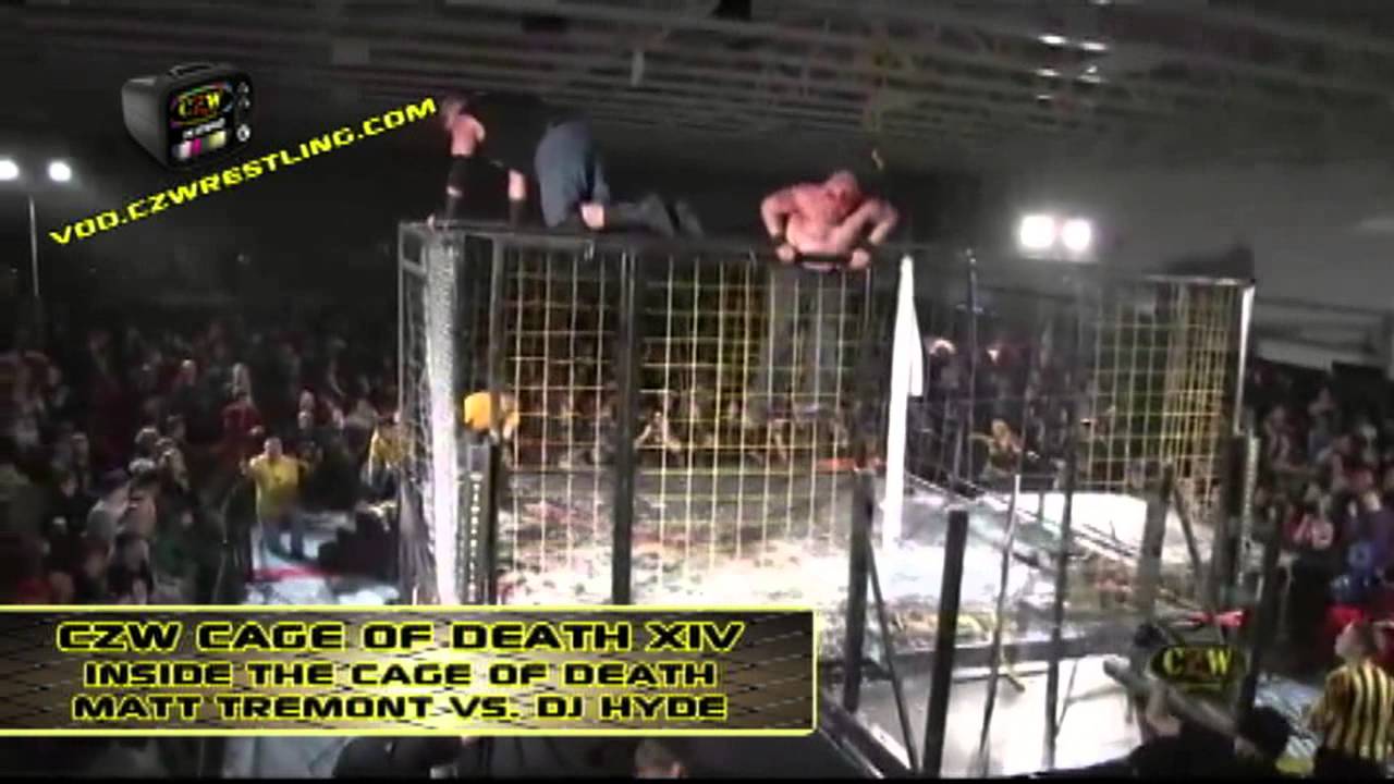 CZW Cage of Death 14: "The Bulldozer" Matt Tremont vs. DJ Hyde ...