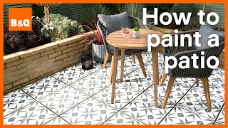 How to paint a patio | DIY