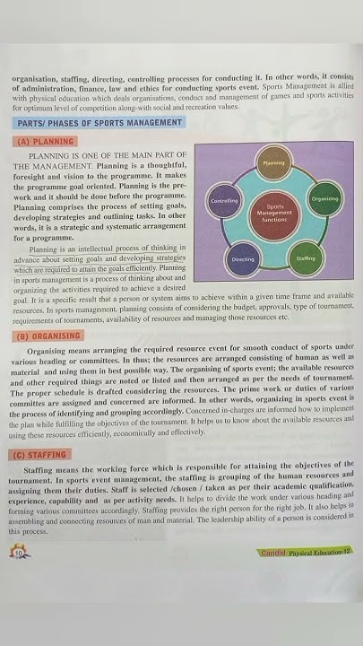 Management of sporting events| Functions of sports events management ...