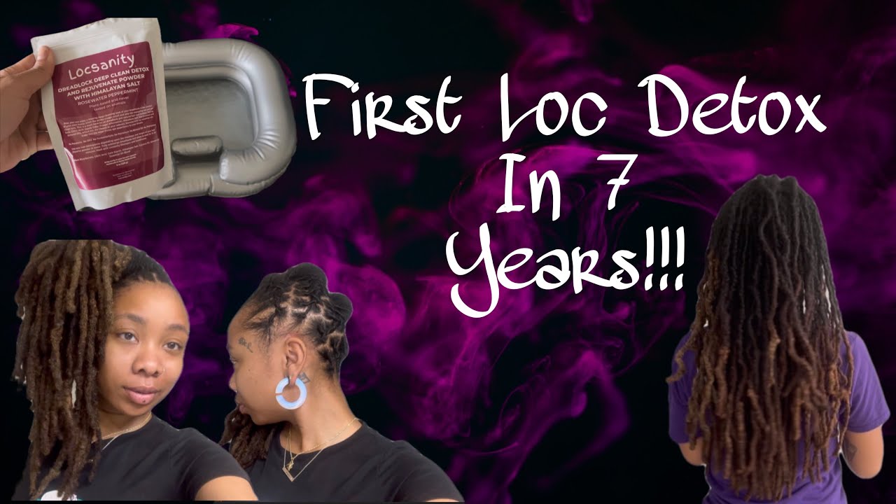7 YEAR LOCS: Loc detox, wash, retwist and style. - YouTube