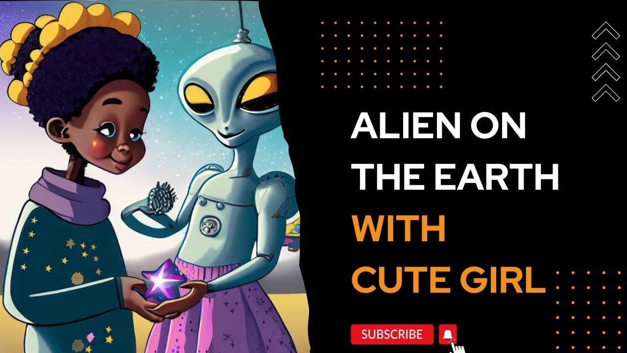 The Alien meets Cute Girl 🌍👽 #animated #bedtimestory #moralstory # ...