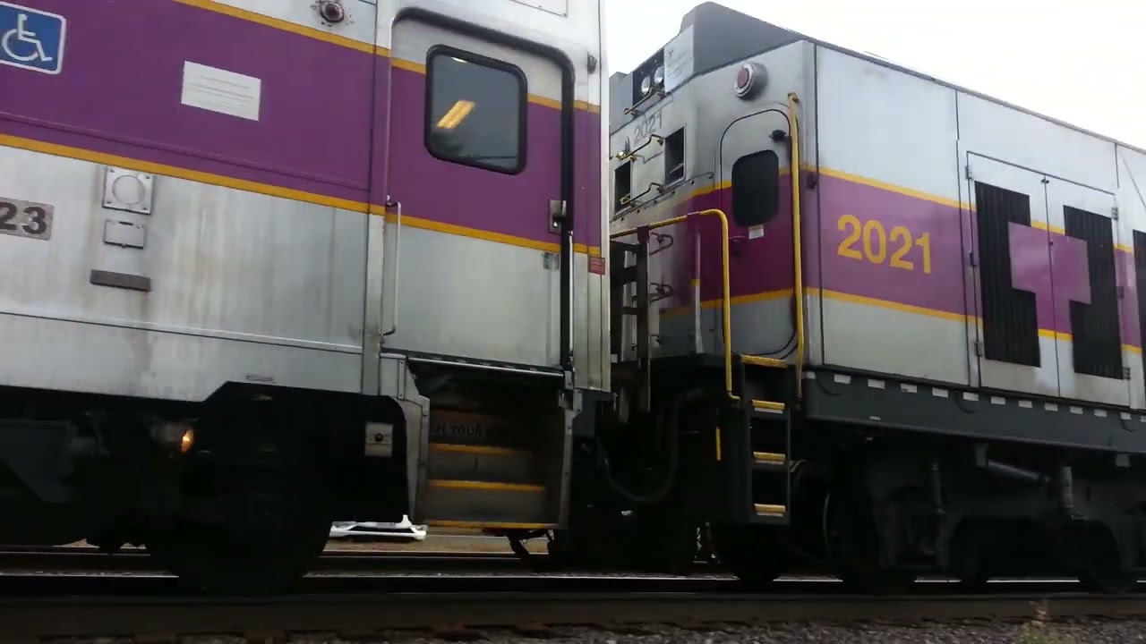 MBTA #2021 With MBTA Coach #611 - YouTube