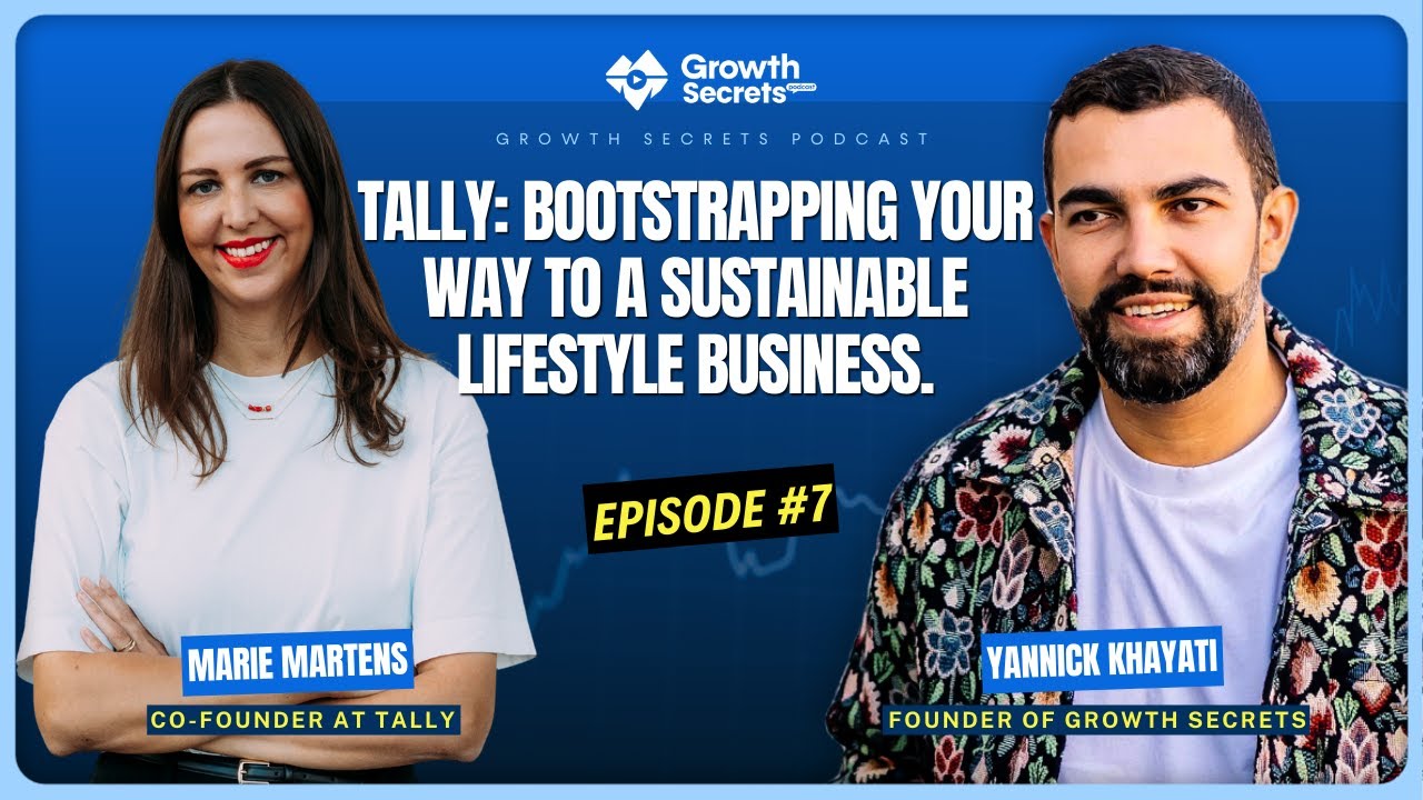 #7 Bootstrapping your way to a sustainable lifestyle business: Tally's journey to $2M ARR. - YouTube