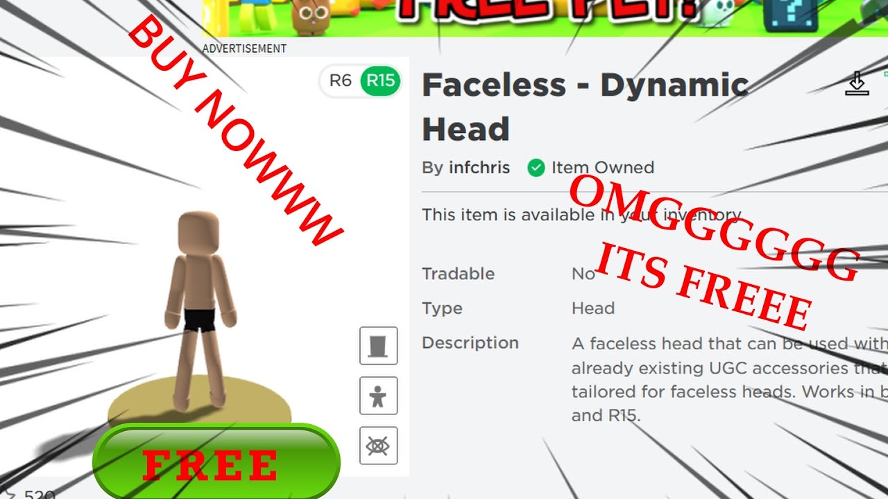 HOW TO GET FREE FACES FACELESS,TROLLFACE,SWIRLYFACE AND MORE! IN ROBLOX ...