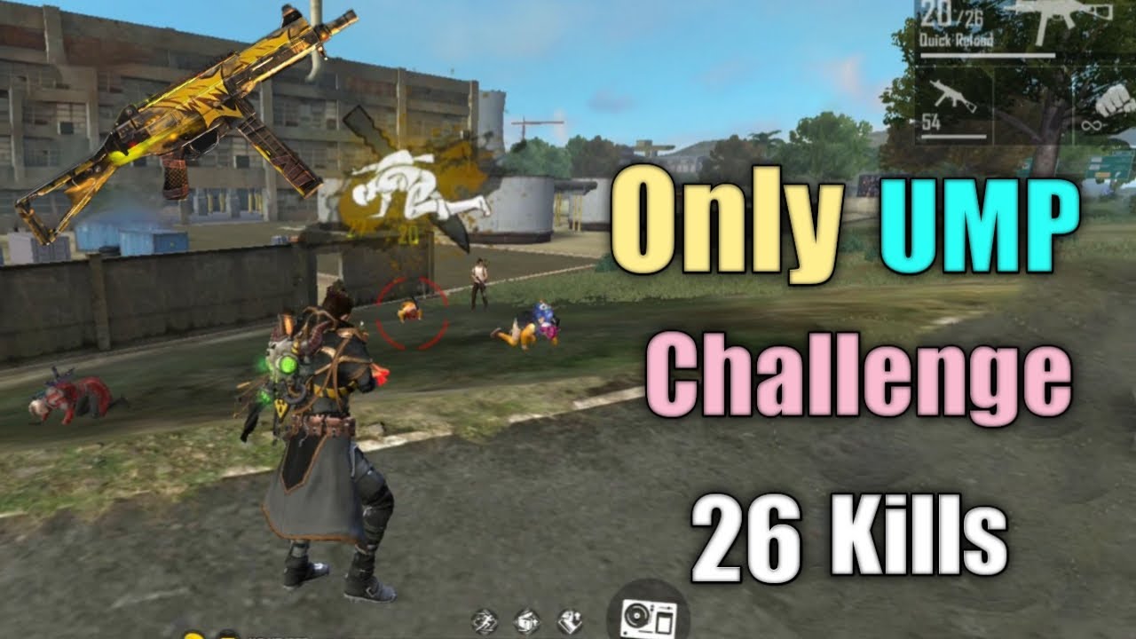 Only UMP Challenge || Garena Free Fire –MH Gaming - YouTube