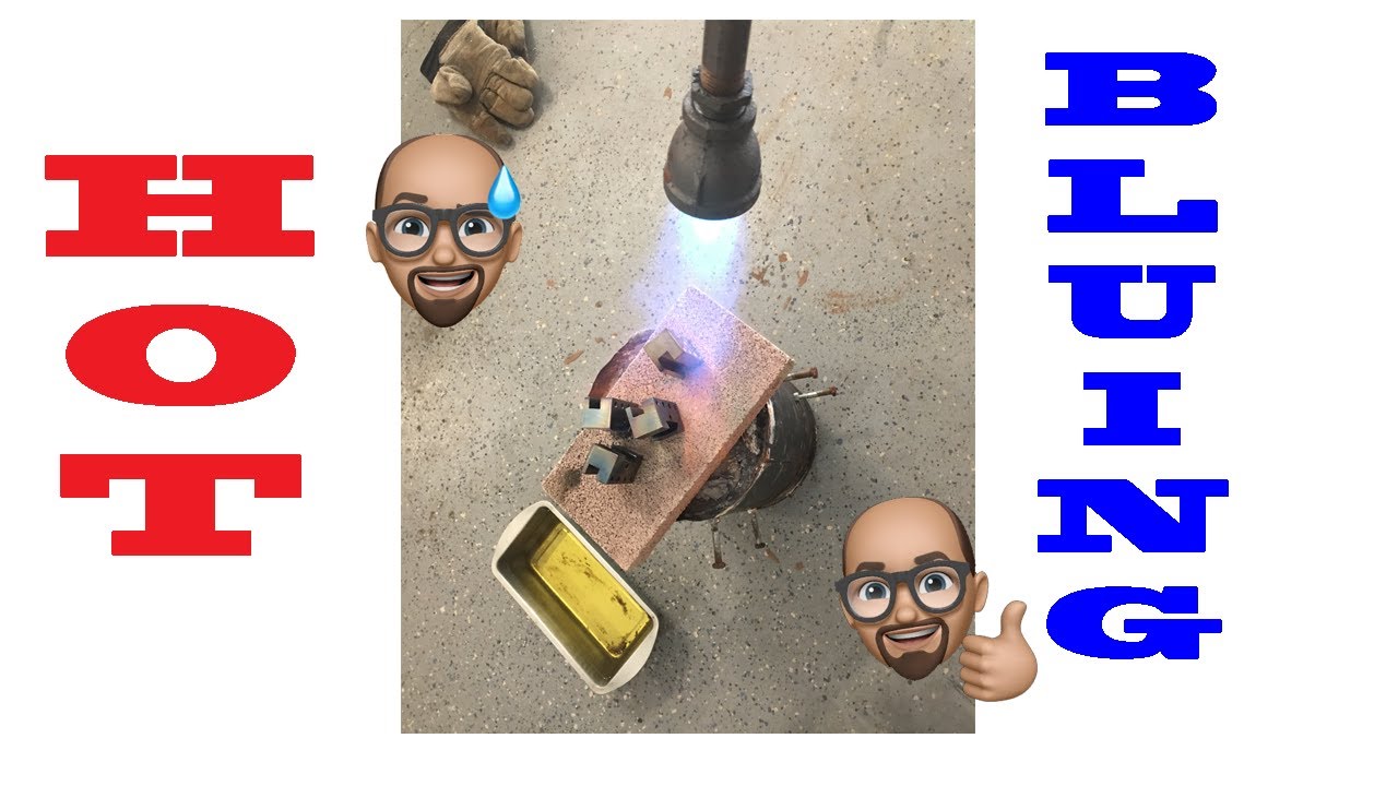 Hot Bluing - Rust Protecting Steel Parts - YouTube