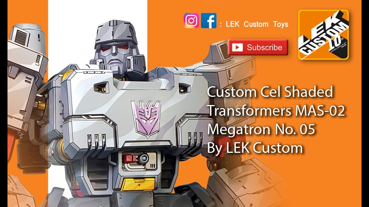 Custom Cel Shaded Transformers MAS-02 Megatron No. 05 By LEK Custom ...