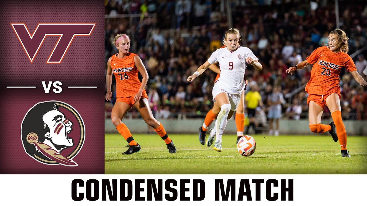 Virginia Tech Vs Florida State Condensed Match 2022 Acc Womens