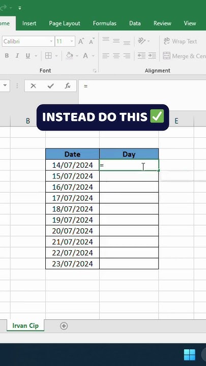 Excel Hacks | Excel Tutoring | Excel Formula for Fresher | Excel for Beginners Part 2 - YouTube