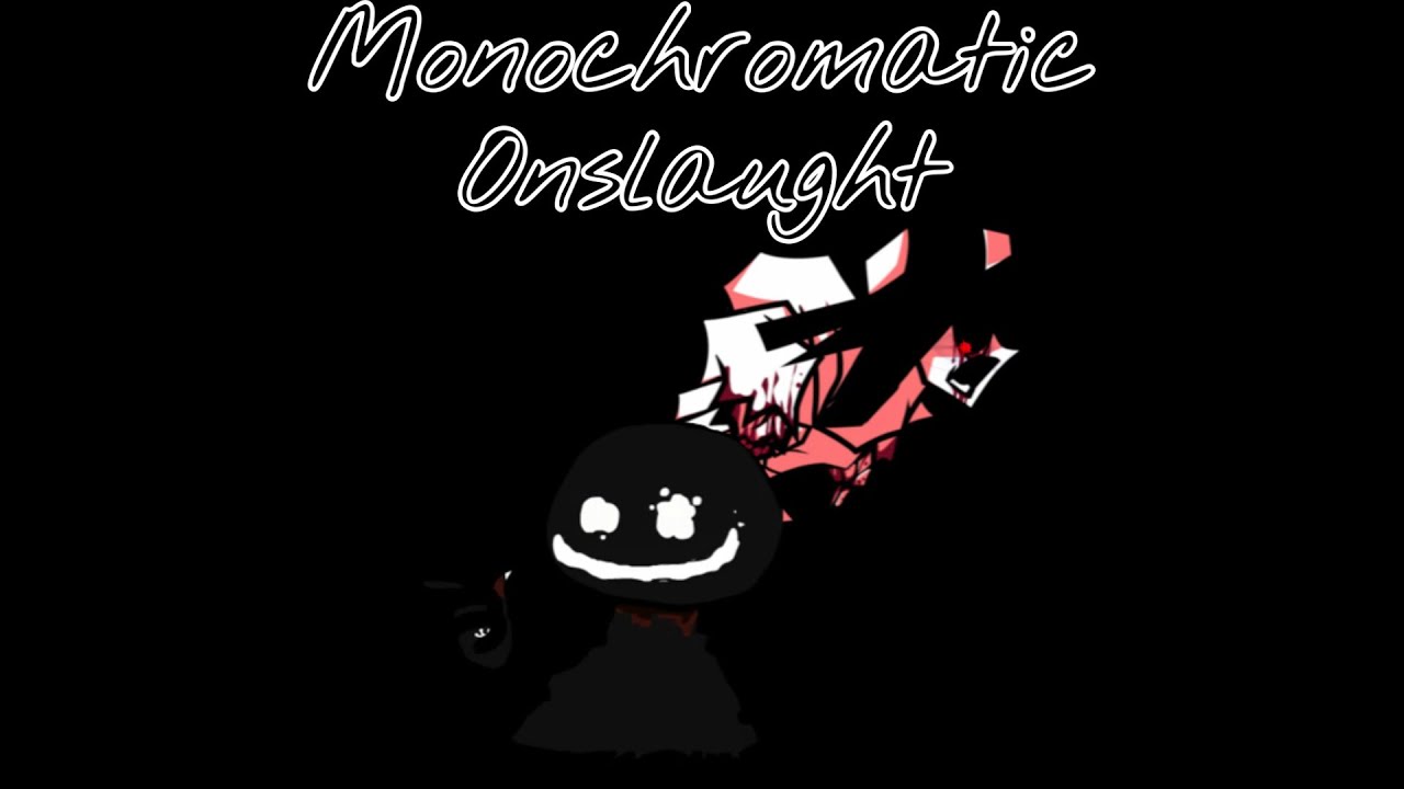 “Monochromatic Onslaught” Fnf Mashup Lost Soul x Onslaught - YouTube