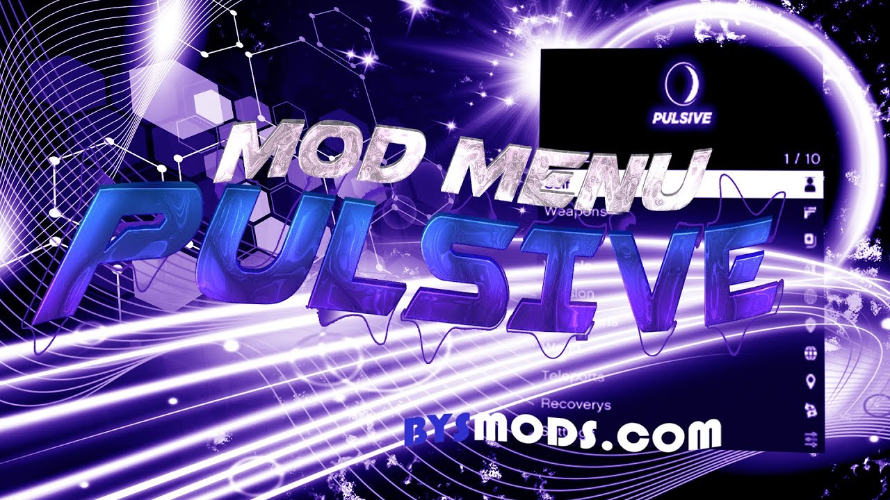 GTA 5 Mod Menu PC + Free Download | GTA V Online 1.61 Pulsive | Bysmods ...