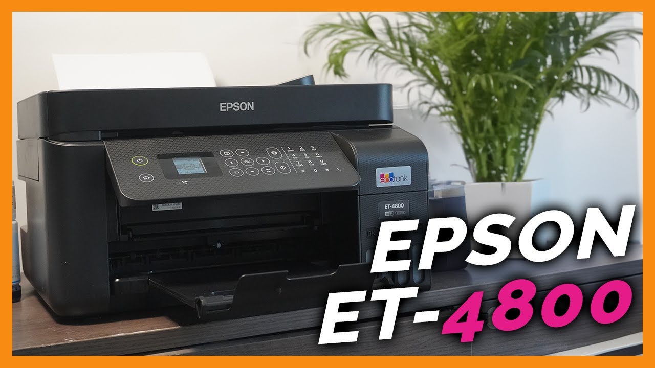 EPSON EcoTank ET 4800 - Présentation et Avis ! - Imprimante Grand ...