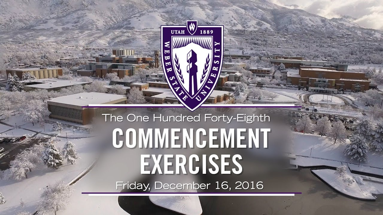 Weber State University Fall 2016 Commencement - YouTube