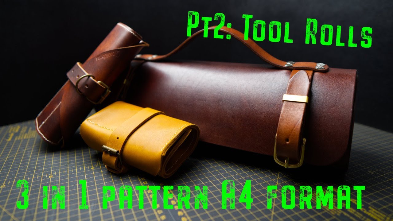 DIY Tool Rolls: How to Make Medium and Small Sizes | 3-in-1 PDF Pattern ...