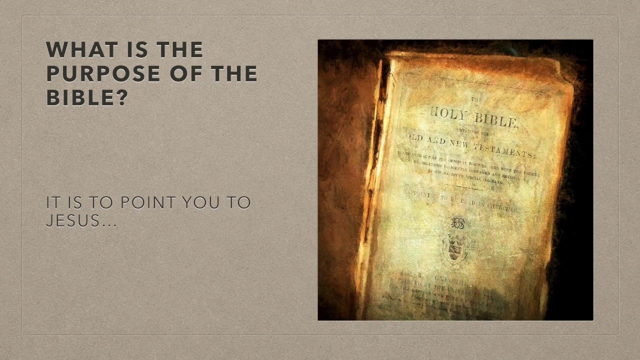 The Bible Points To Jesus - Riverlane Church - YouTube