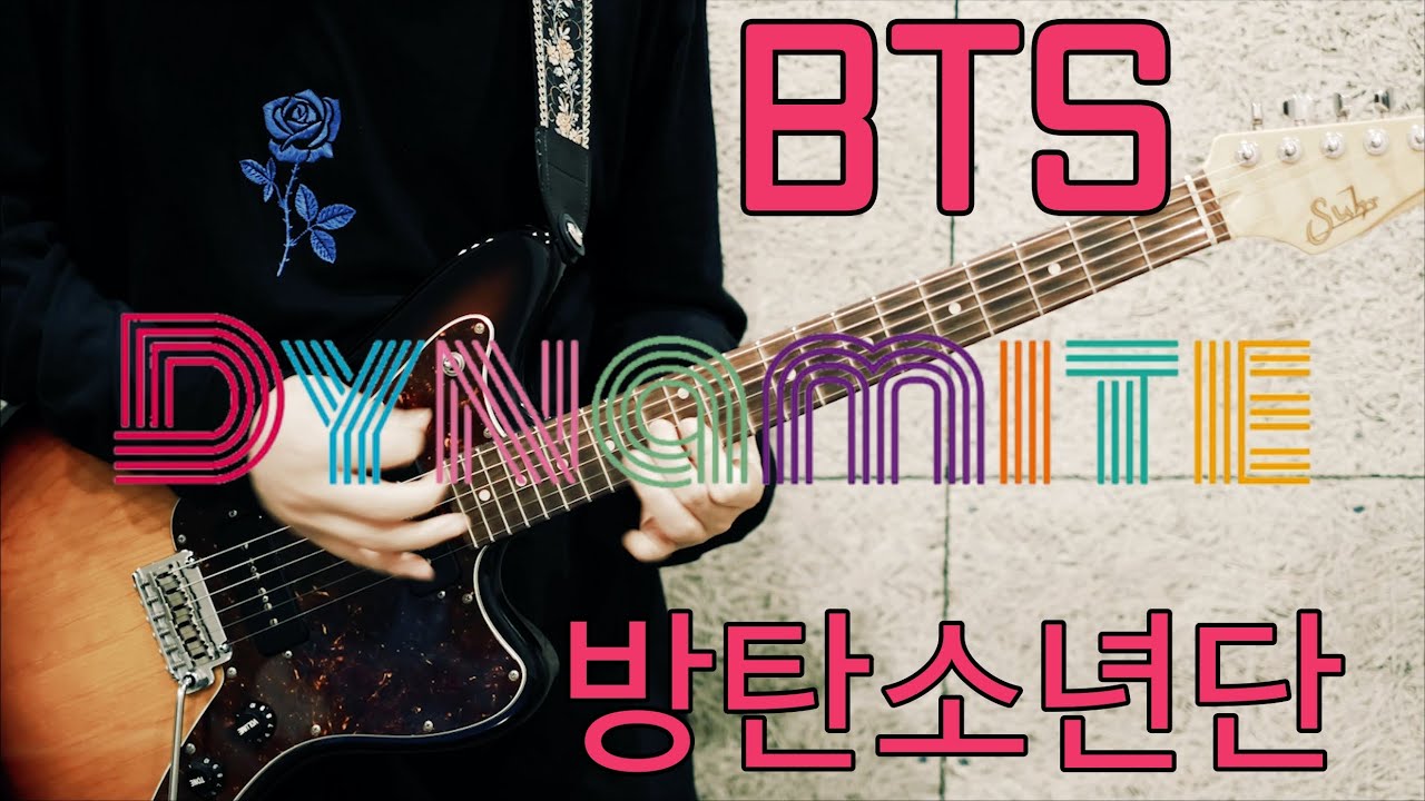 BTS -「Dynamite」Guitar Cover - YouTube