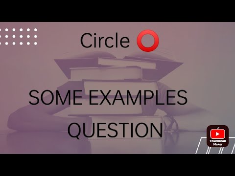 Circle some examples questions - YouTube