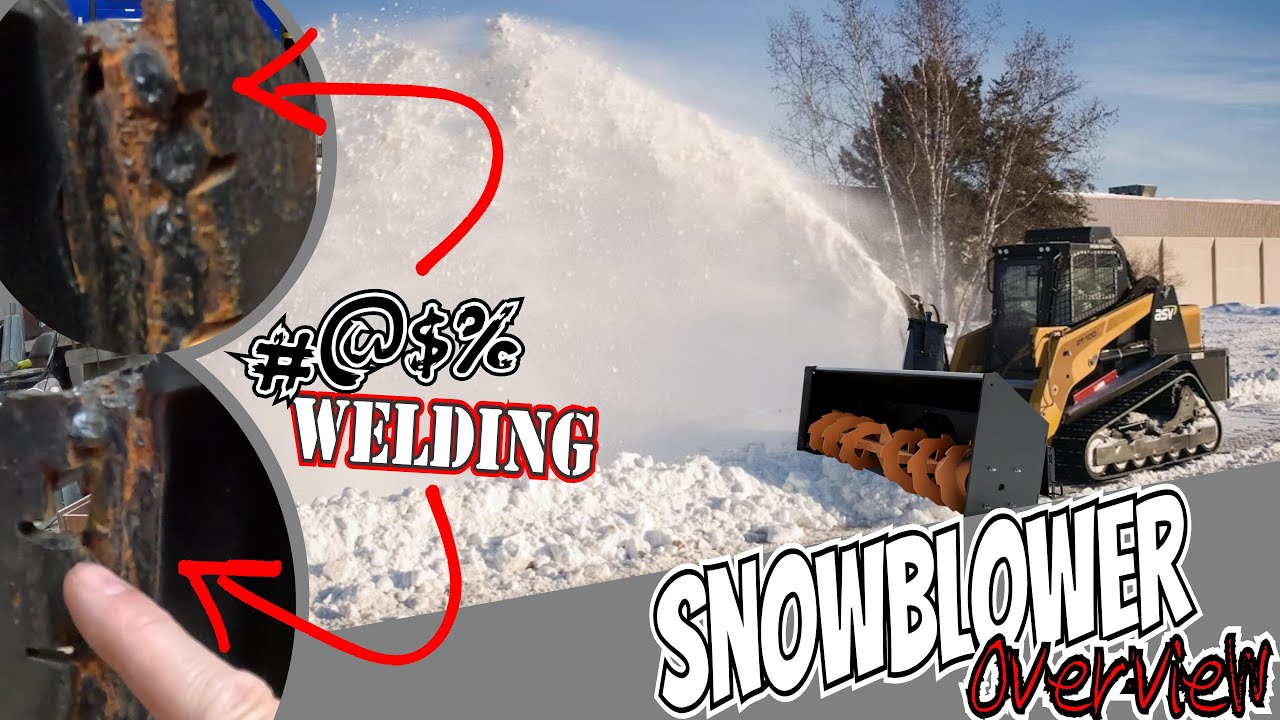 Greatbear Snowblower Overview: WORST welds ever? JUNK or Salvageable? # ...