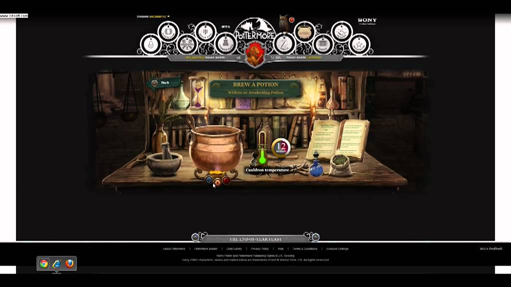 Potttermore - Poção Wideye or Awakening Potion - YouTube