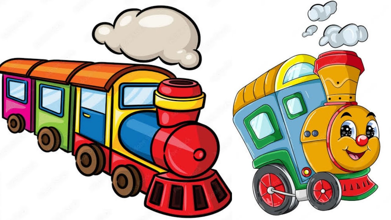 Train gadi wala Cartoon video - YouTube