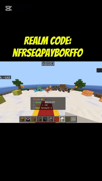 Minecraft Realm Code 🎫 🔥#realm #realmcode #realmsmcpe #mcperealms - YouTube