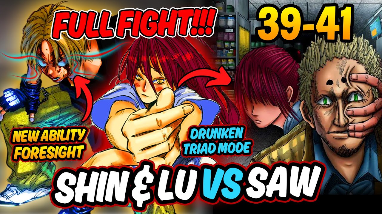 SHIN & LU VS SAW FULL FIGHT!!!! | SAKAMOTO DAYS CHAPTER 39-41 - YouTube