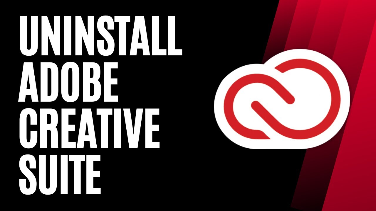 How to Uninstall Adobe Creative Suite - YouTube
