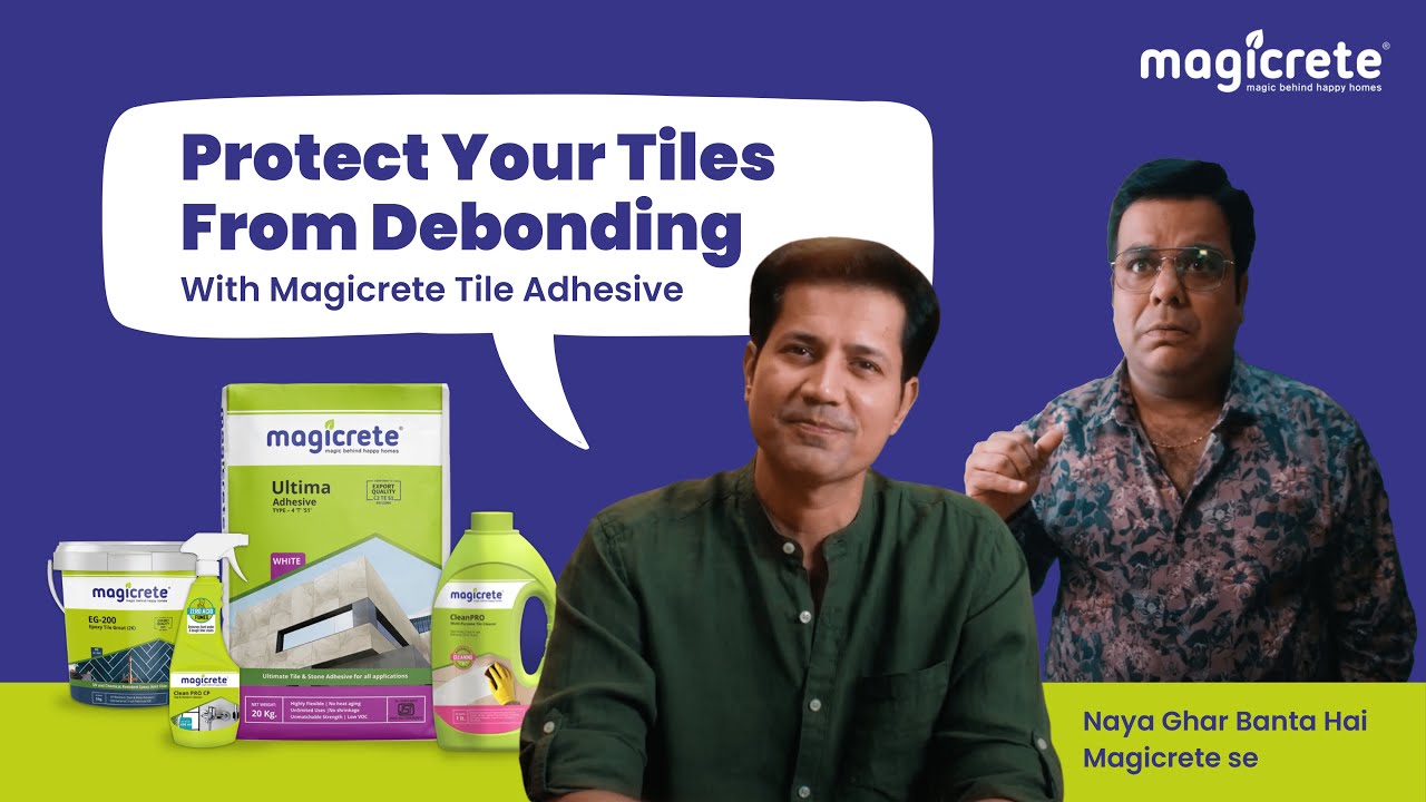 Magicrete Tile Adhesive Ad Film 1 | Sumeet Vyas | Naya Ghar Banta Hai ...