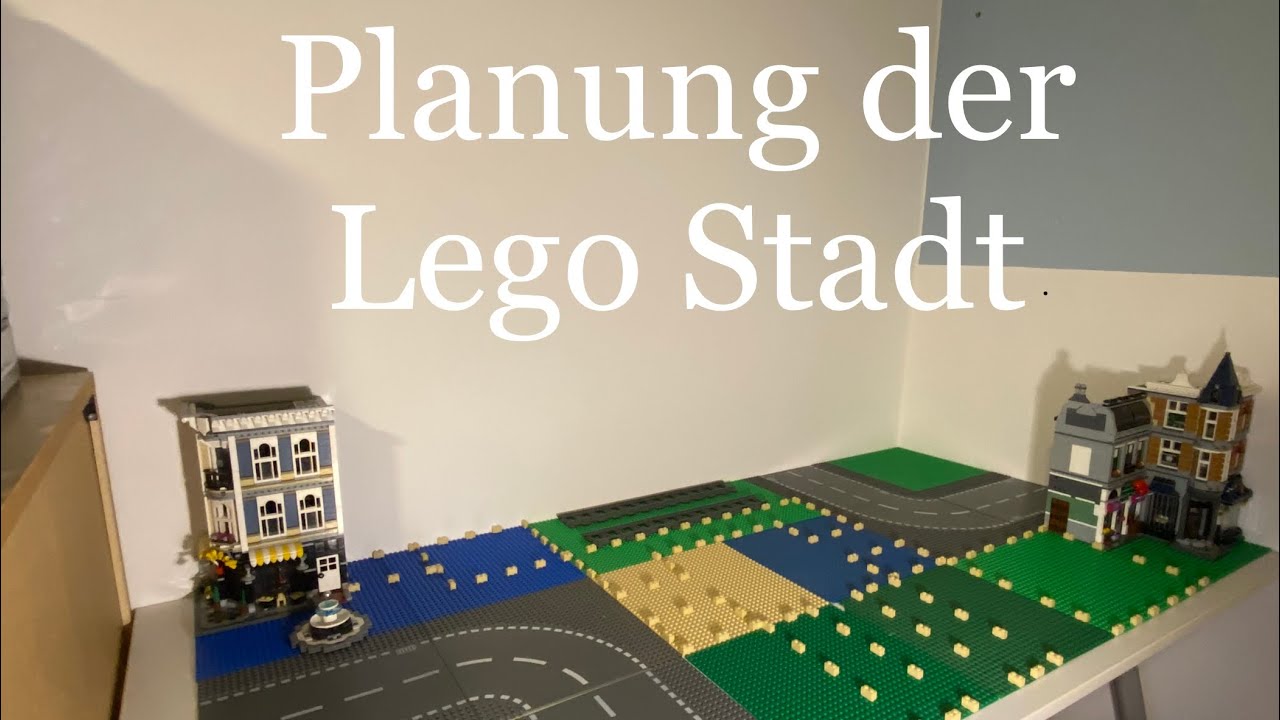 Planung und Grundriss der Lego Stadt - YouTube