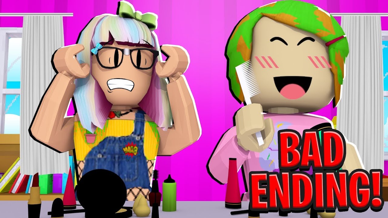 Roblox Brookhaven | BAD ENDING | My Daughters Dye Their Own Hair! - YouTube