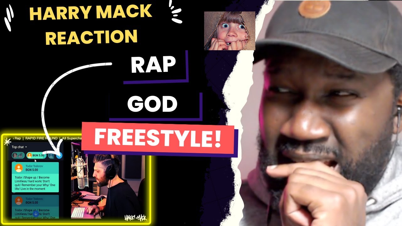 HARRY MACK | Rap God Freestyle | First Reaction | He Travelled to a New ...