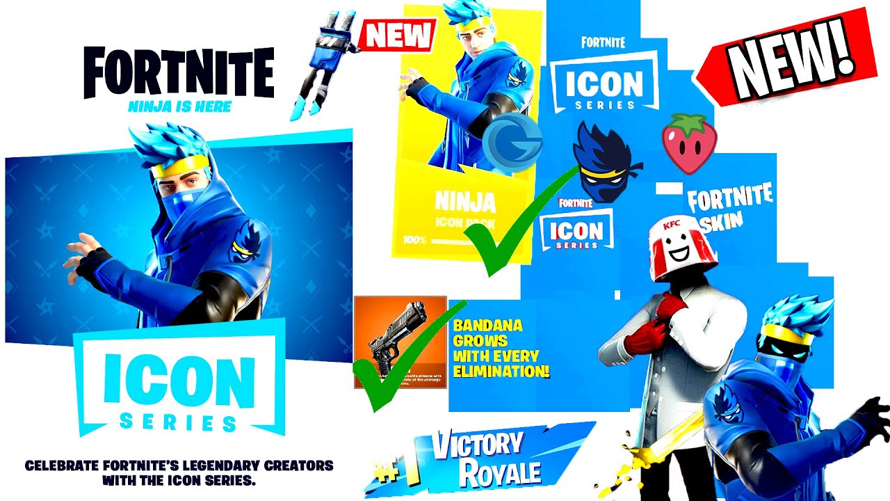 NEW Ninja Skin & Emote Gameplay Fortnite Battle Royale Reactive Ninja ...