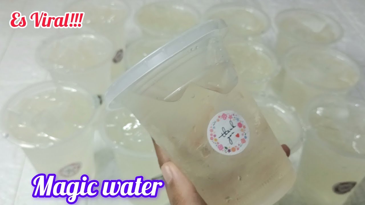 MAGIC WATER||Pantasan viral selain unik rasanya enak modal sedikit ...