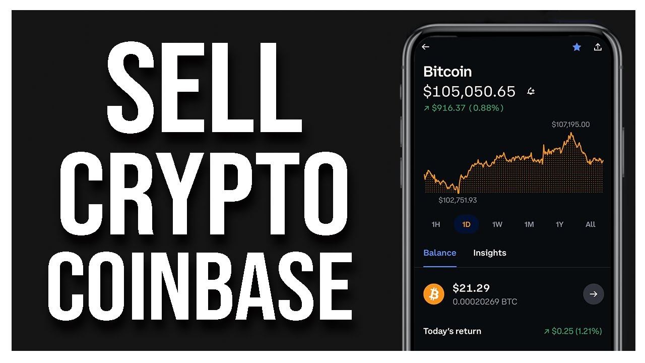 How to SELL Crypto on Coinbase (for beginners) - YouTube