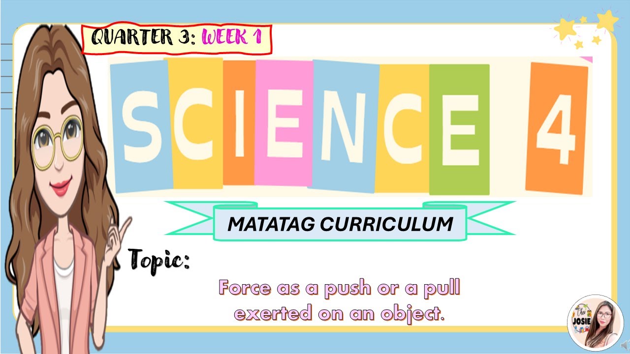 Science 4 Quarter 3 Week 1 Push and Pull - YouTube