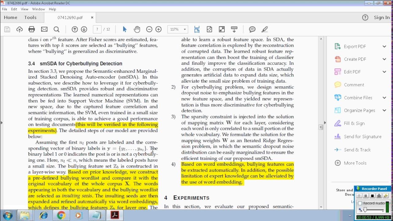 Cyberbullying Detection based on Semantic Enhanced Marginalized Denoising - YouTube